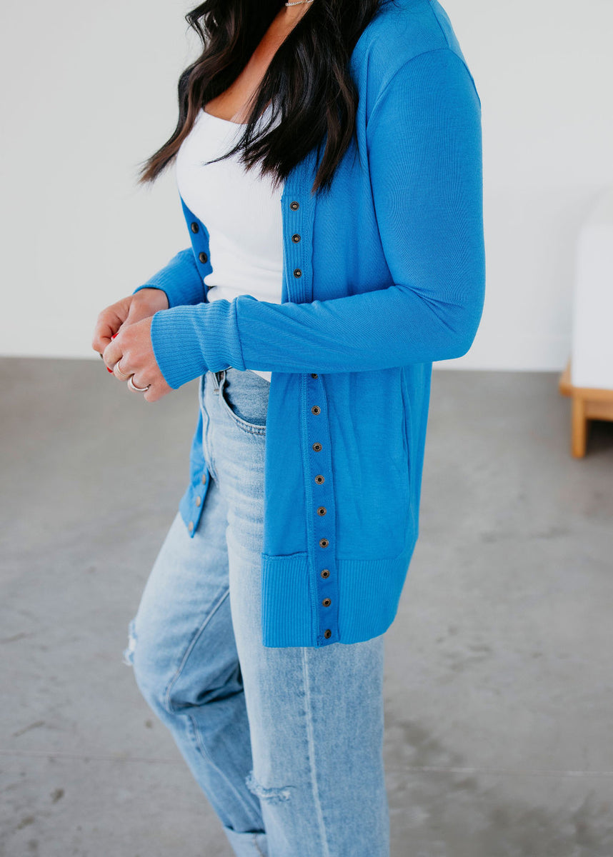 Gillian Snap Button Cardigan – Lauriebelles