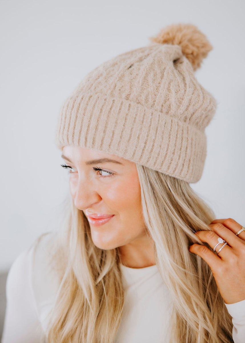 Warm Fuzzies Pom Beanie – Lauriebelles