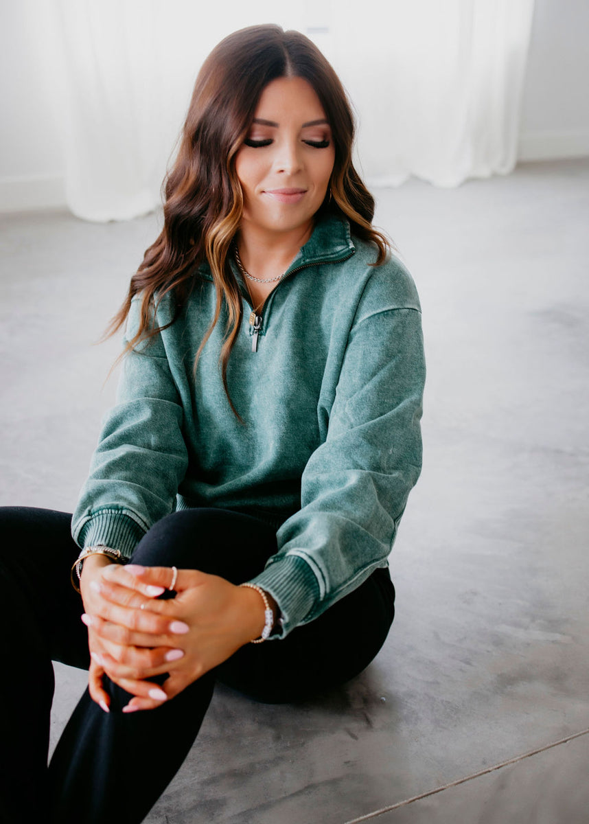 Devin Quarter Zip Pullover – Lauriebelles