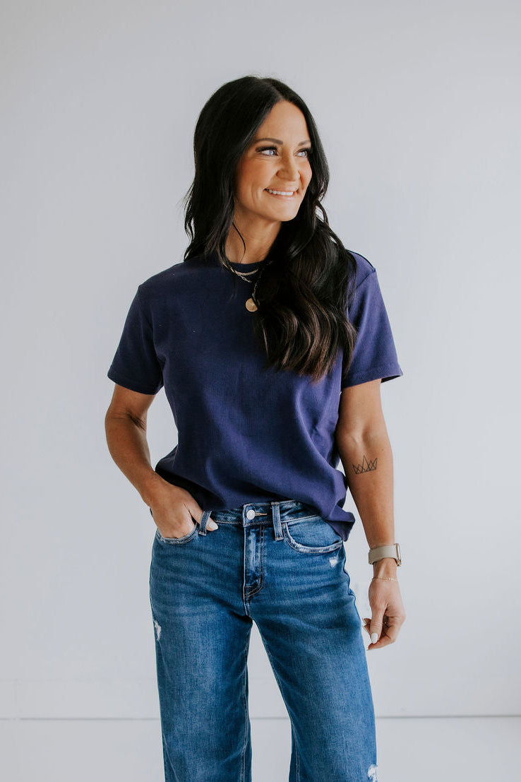 Westin Waffle Tee by Lily and Lottie – Lauriebelles