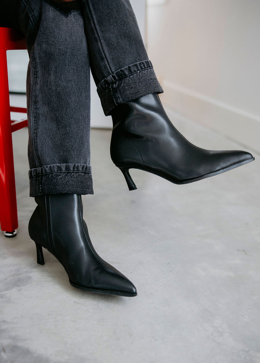 Toby Faux Leather Boots – Lauriebelles