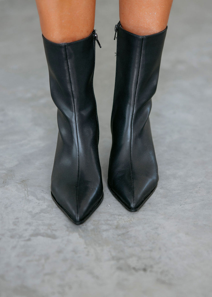 Toby Faux Leather Boots – Lauriebelles