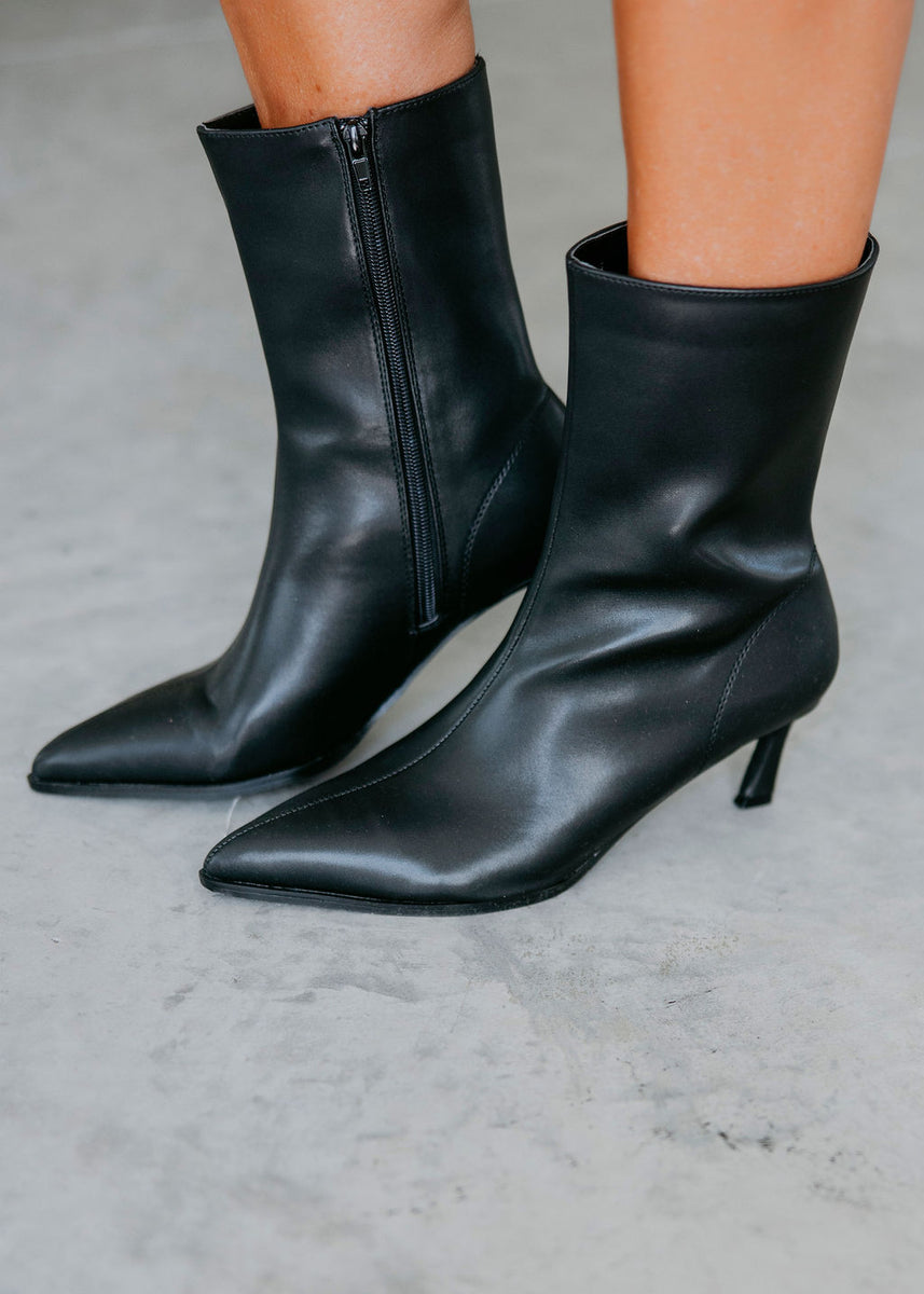 Toby Faux Leather Boots – Lauriebelles