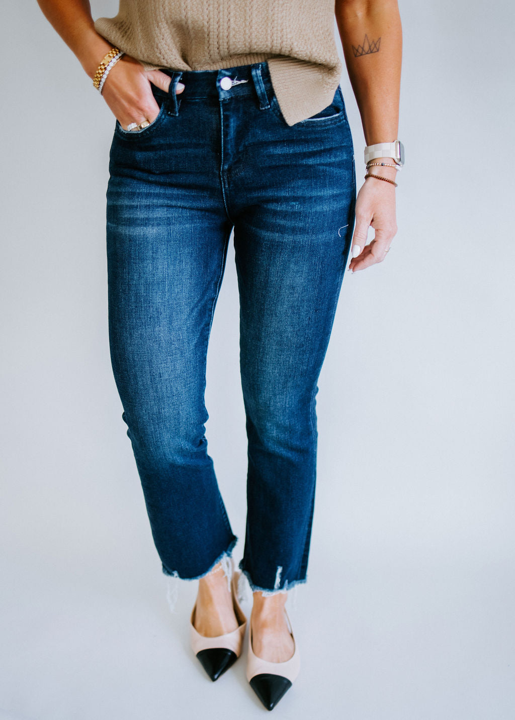 Azure Flying Monkey Kick Flare Jean – Lauriebelles