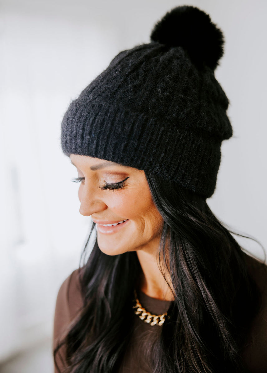 Warm Fuzzies Pom Beanie | Lauriebelles