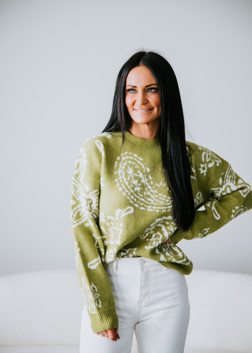 Lachlan Paisley Sweater – Lauriebelles