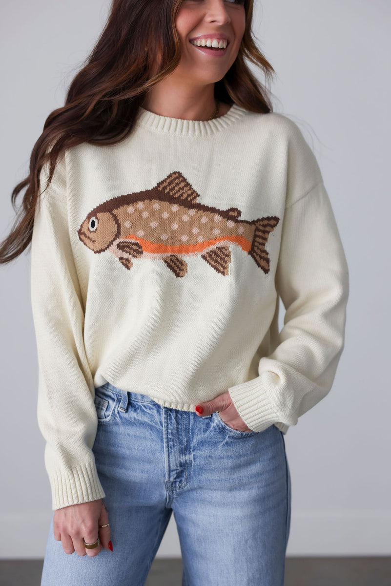 Fish Knit Sweater – Lauriebelles
