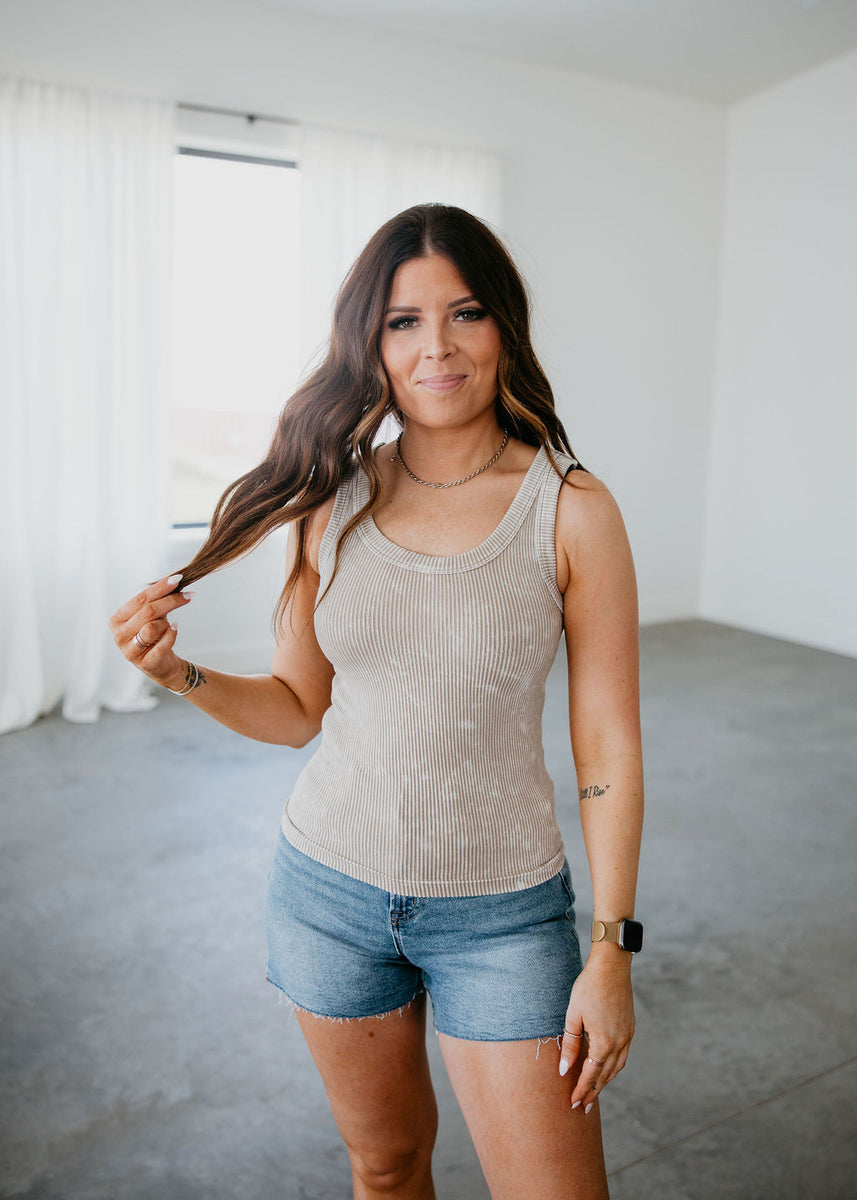 Leena Ribbed Tank Top – Lauriebelles