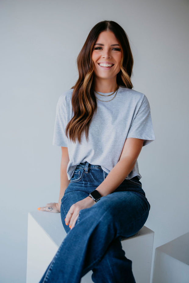 Chloe Crop Tee by Lily & Lottie | Lauriebelles