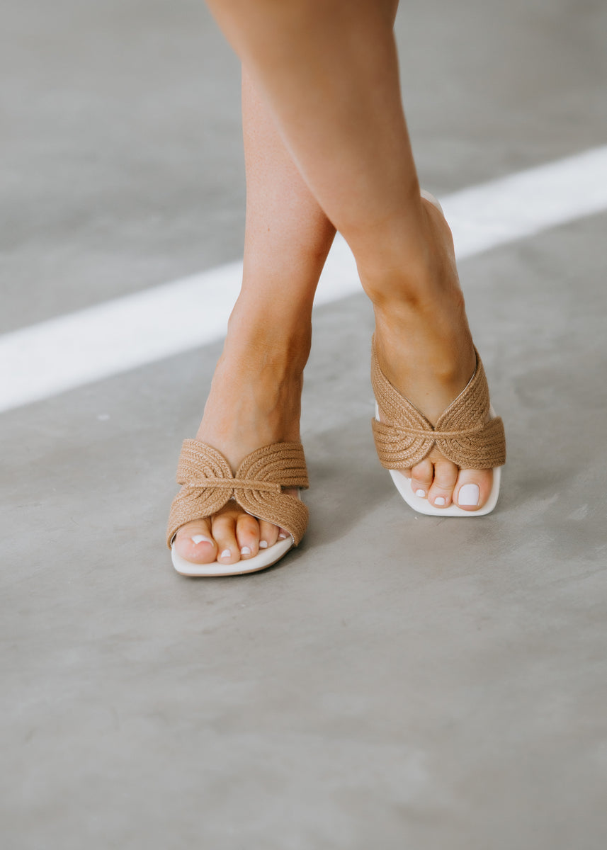 Santiago Raffia Heels – Lauriebelles