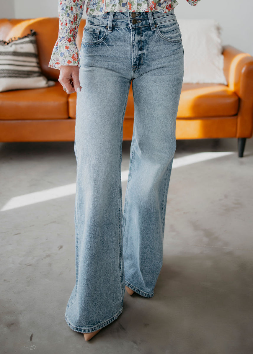 Shey Petra Wide Leg Jean – Lauriebelles