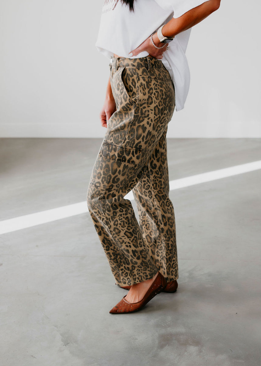 Gail Leopard Print Cargo Pants – Lauriebelles