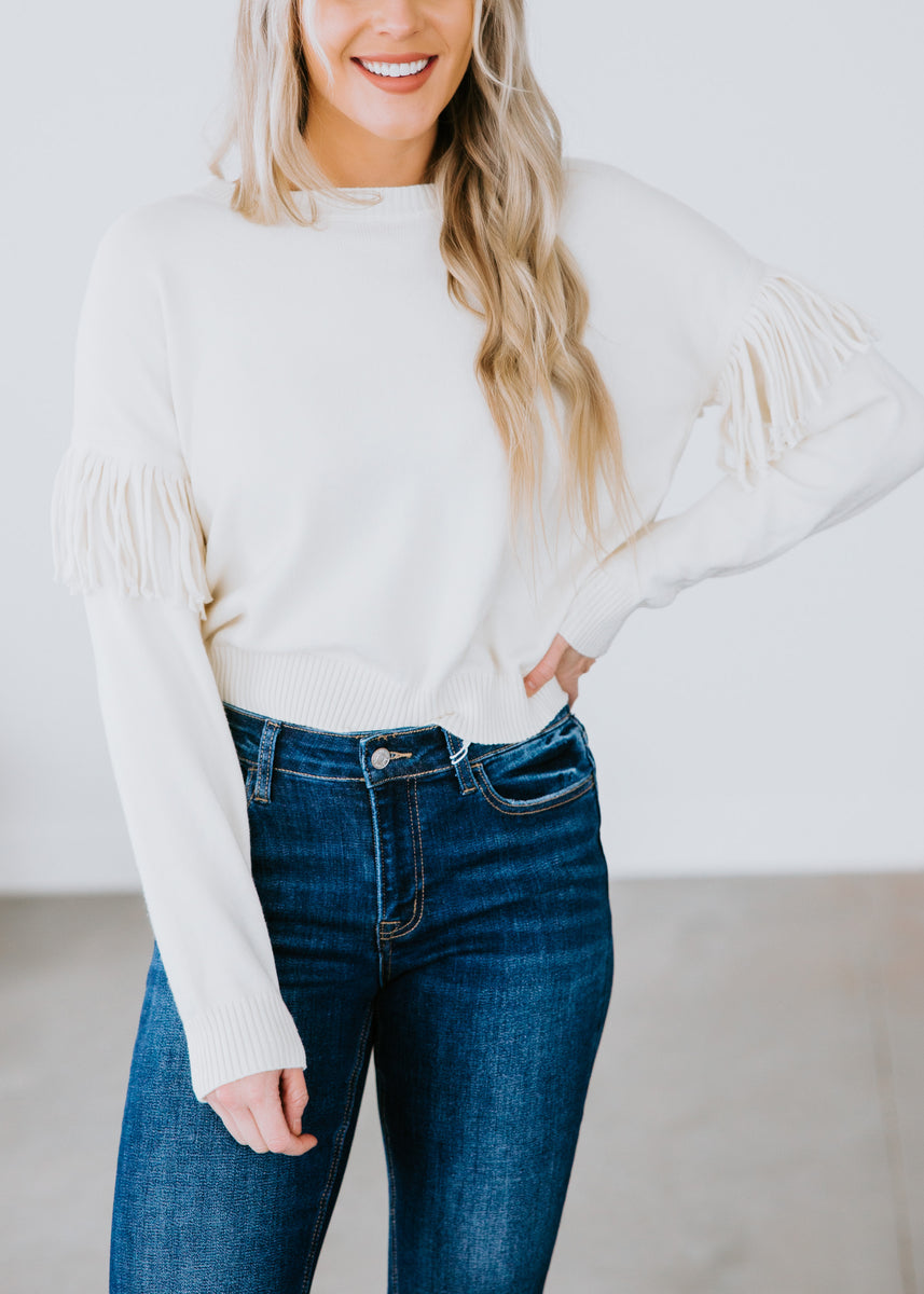 Mylie Fringe Sweater – Lauriebelles