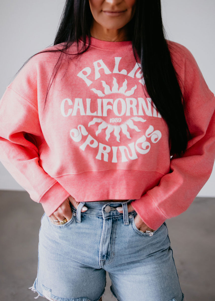 Palm Springs Graphic Sweatshirt – Lauriebelles