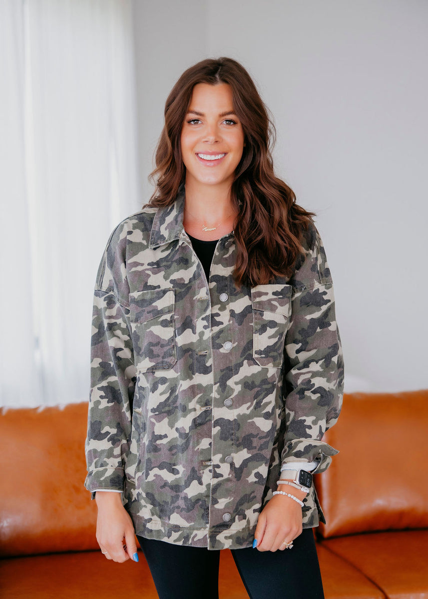 Pam Printed Denim Jacket – Lauriebelles