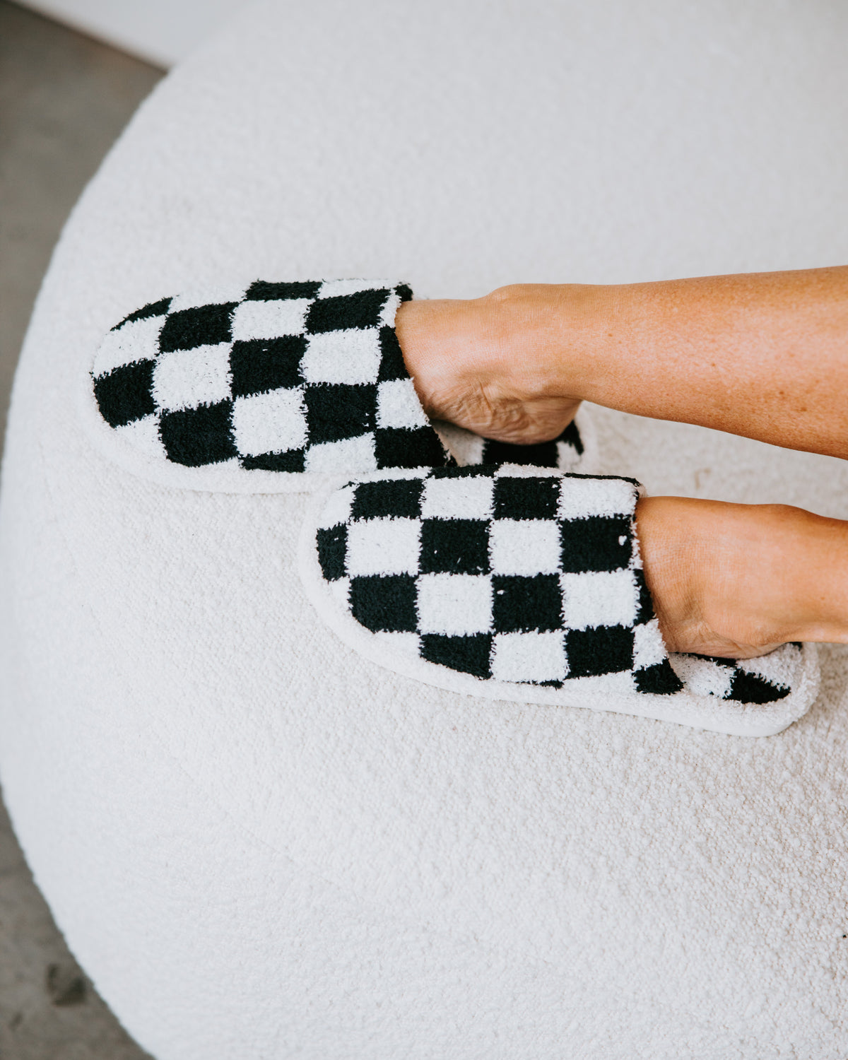 Check Back Slippers – Lauriebelles