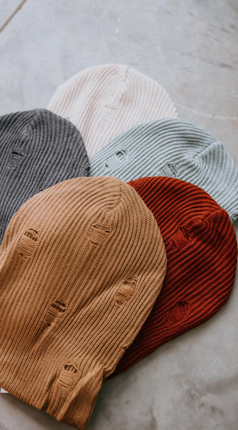 Lily Distressed Beanie by Lily & Lottie – Lauriebelles