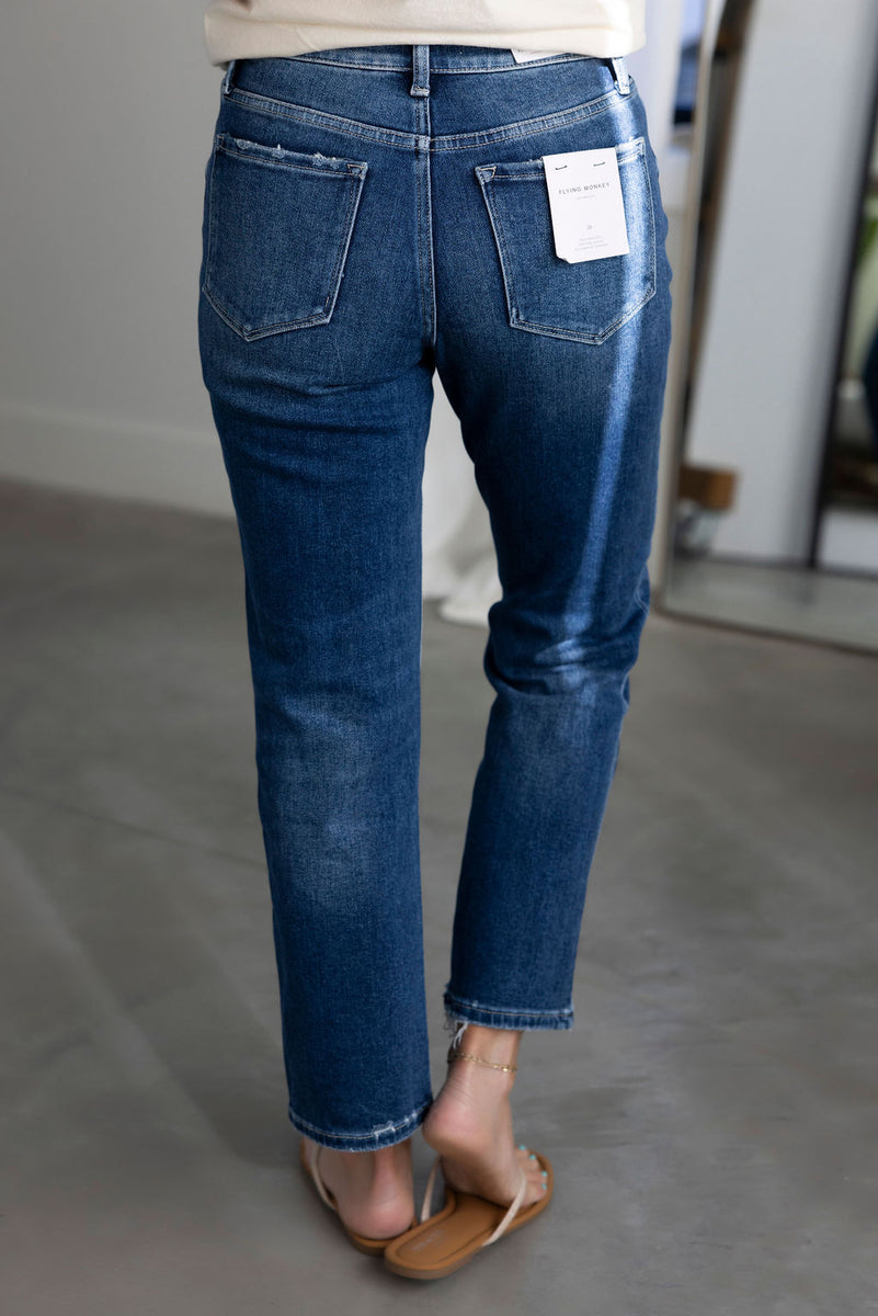 Fiona Flying Monkey Straight Jeans – Lauriebelles