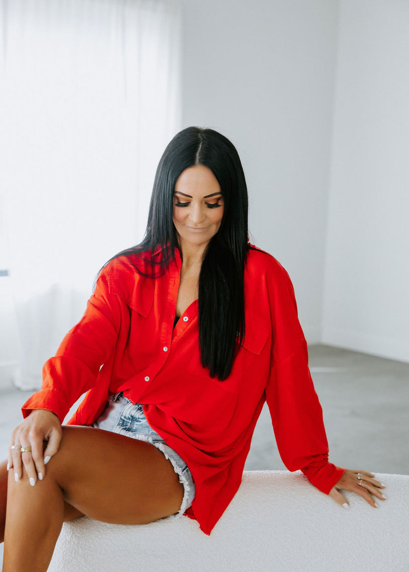 Blanche Oversized Shirt – Lauriebelles