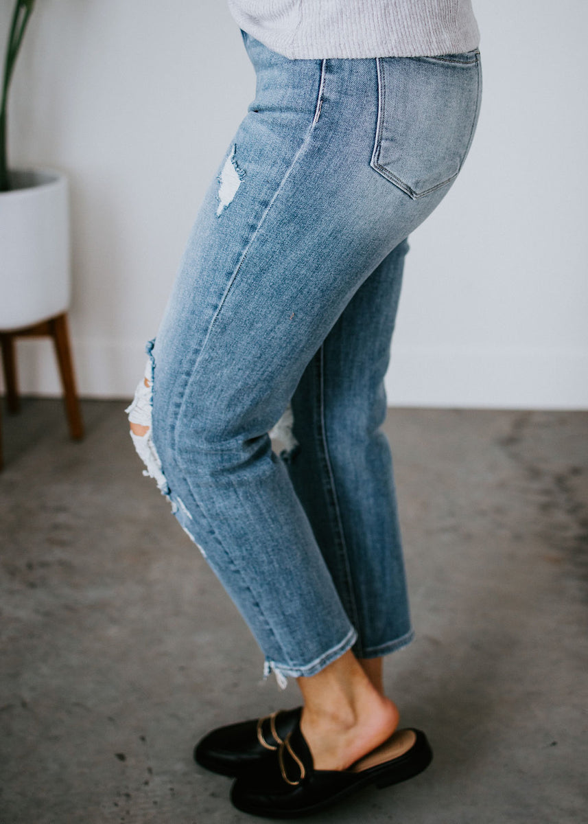 Zander Distressed Skinny Jeans FINAL SALE – Lauriebelles