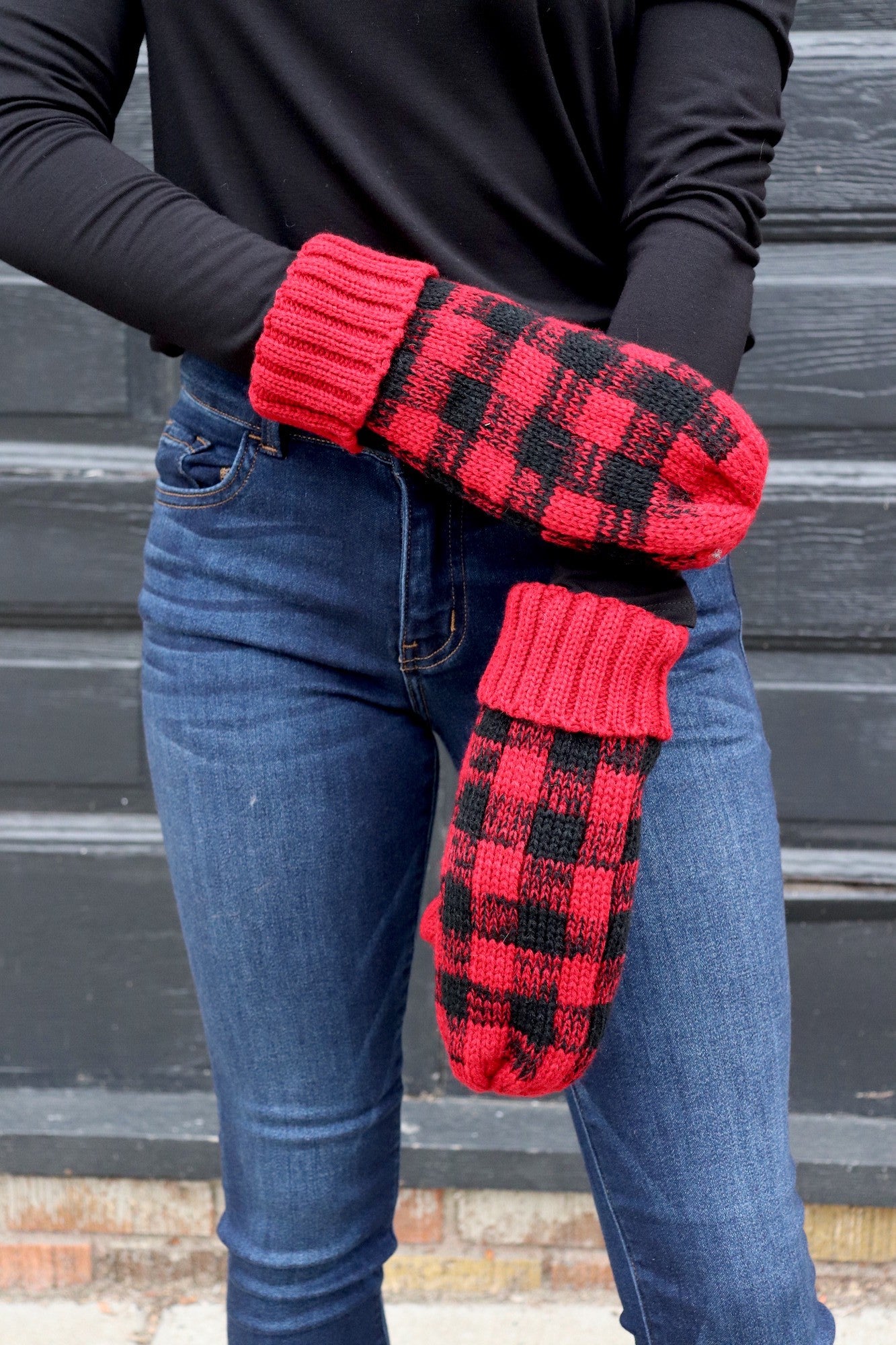 Stay Warm Buffalo Plaid Mittens – Lauriebelles